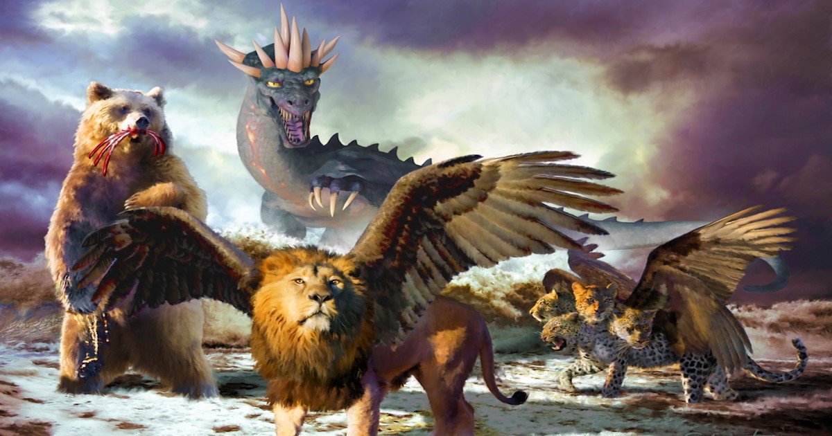 The Prophecies of Daniel: Part 6. Chapter 7, Daniel's Four Beasts.